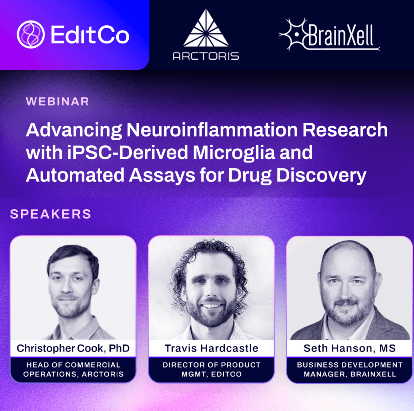 On-Demand Webinar: Advancing Neuroinflammation Research with iPSC-Derived Microglia and ...